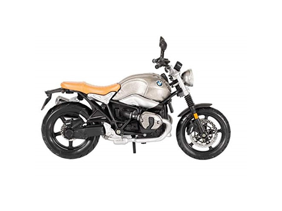 Maisto BMW R nineT SCRAMBLER (Silver), 1:12 – TinyTown.in